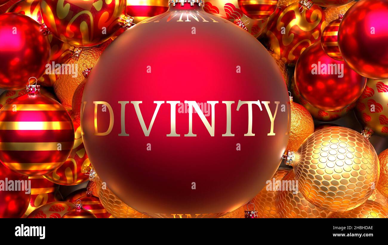 Christmas Divinity - dozens of golden rich and red Holiday ornaments ...