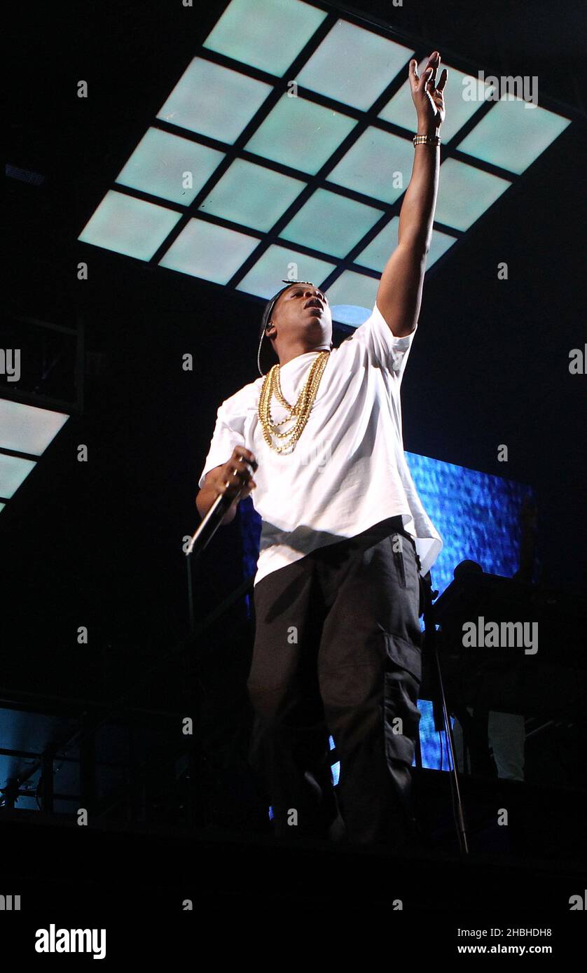Jay Z performs at the O2 Arena, London Stock Photo - Alamy