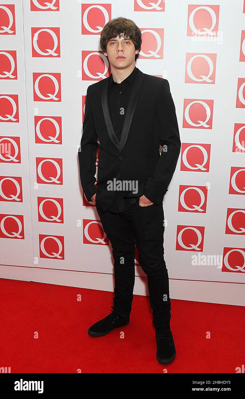 Jake Bugg attending the Q Awards at the Grosvenor House Hotel in London ...