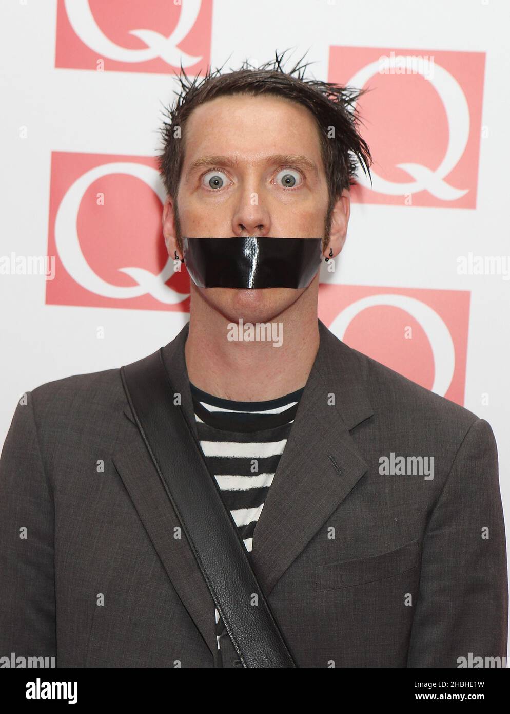 The Boy with Tape on His Face attends the Q Awards at the Grosvenor ...