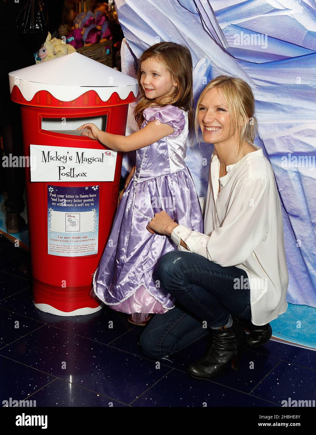 Jo Whiley and daughter Coco attend the launch of the Disney Store's ...