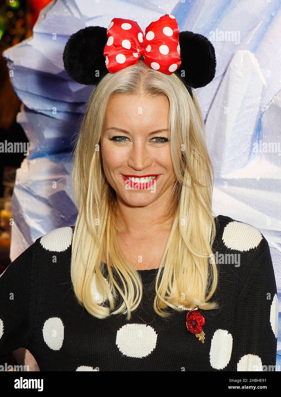 Denise Van Outen and Daughter Betsy Mead attend the launch of the ...