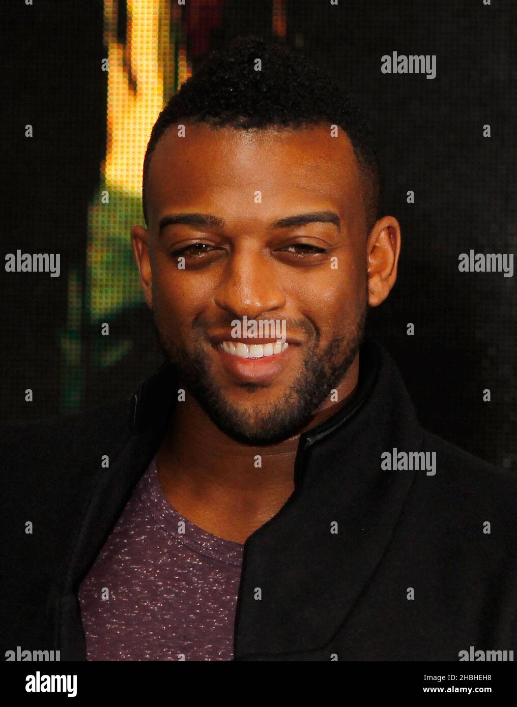 Ortise Williams of Boyband JLS at the signing of their album 'Goodbye ...