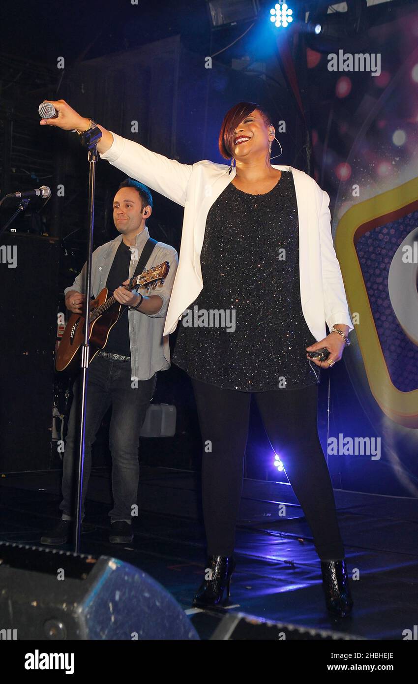 Gabrielle performs on stage at G-A-Y Heaven in London Stock Photo - Alamy