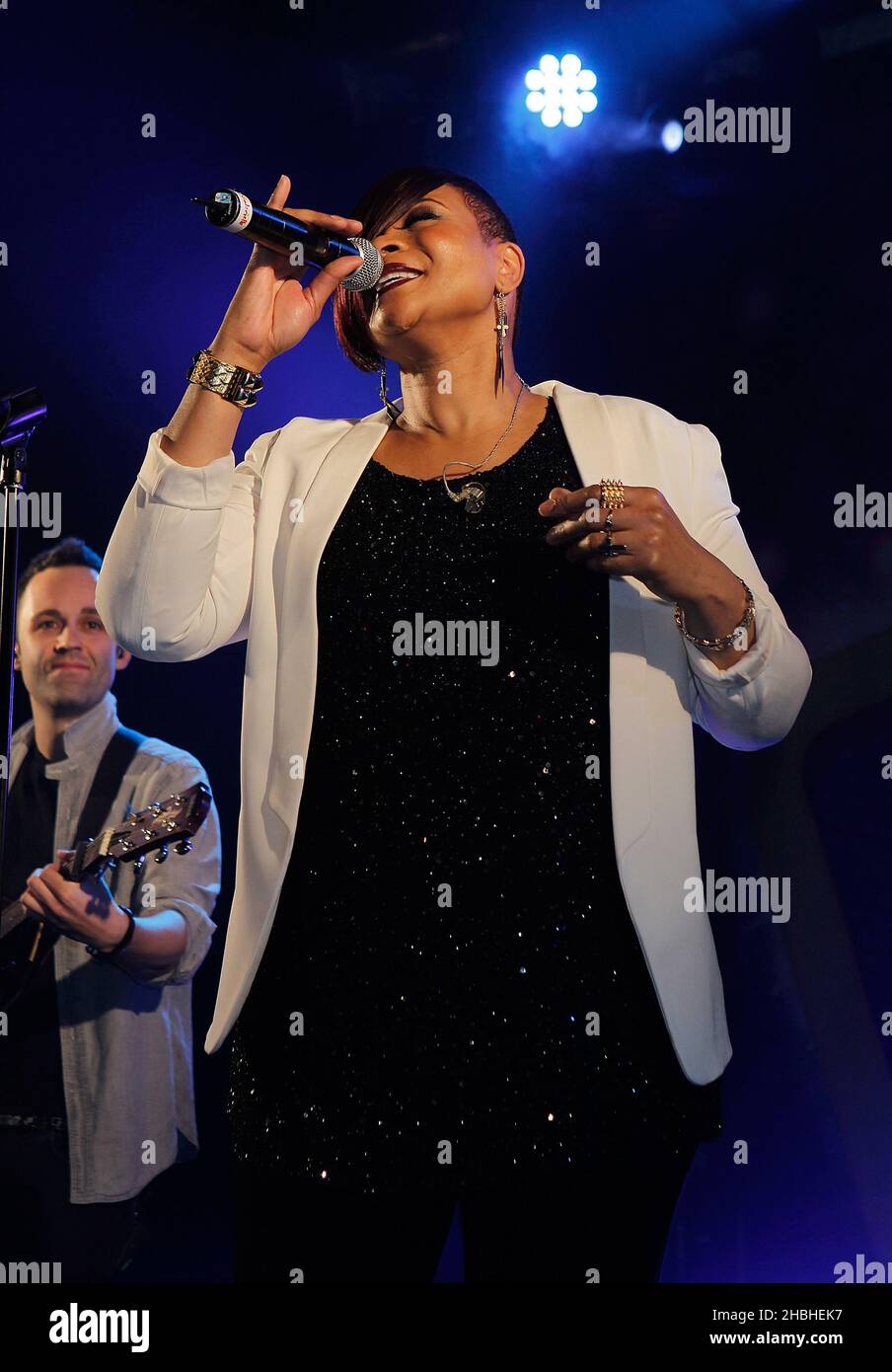 Gabrielle performs on stage at G-A-Y Heaven in London Stock Photo - Alamy
