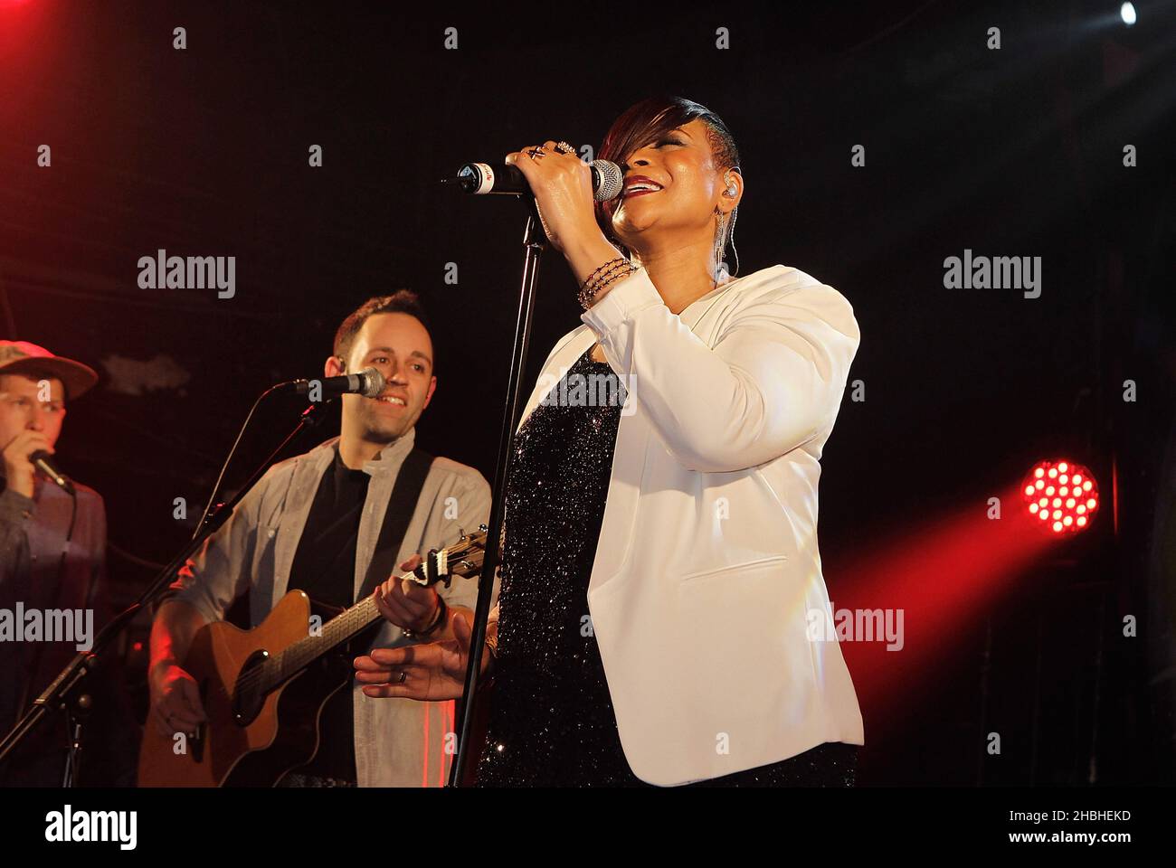 Gabrielle performs on stage at G-A-Y Heaven in London Stock Photo - Alamy