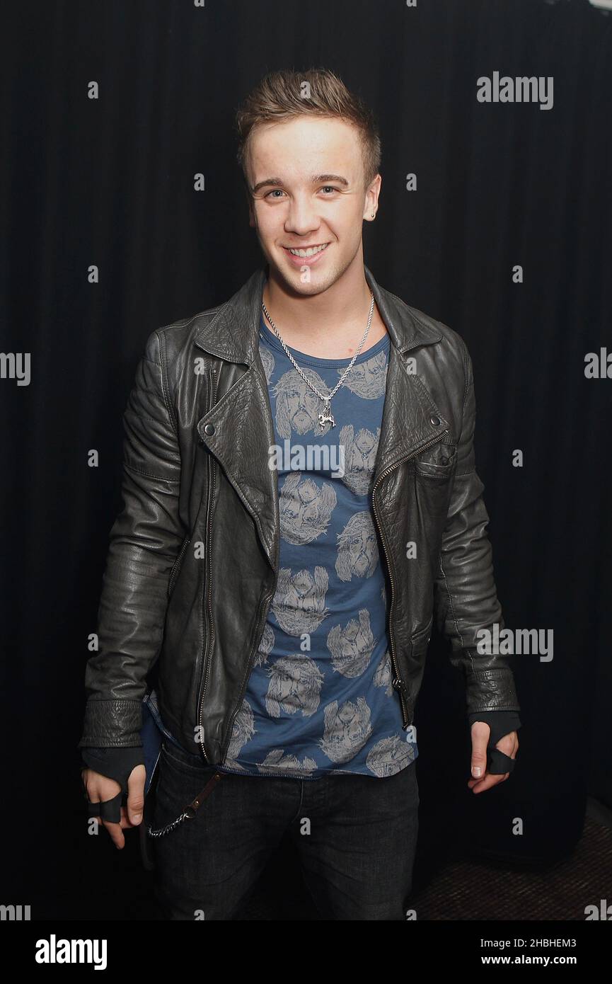 Sam Callahan poses backstage at G-A-Y Heaven in London Stock Photo - Alamy