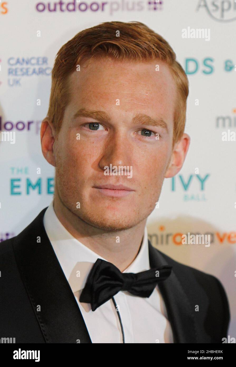 Greg Rutherford arrives at the Emeralds and Ivy Ball at Old ...