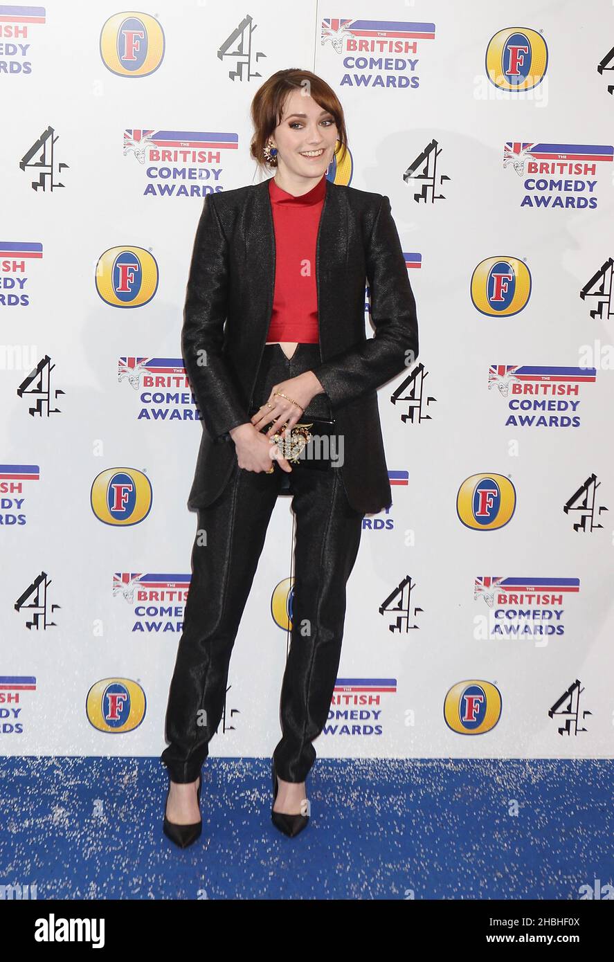 Charlotte Ritchie arrives at the British Comedy Awards at the Fountain ...