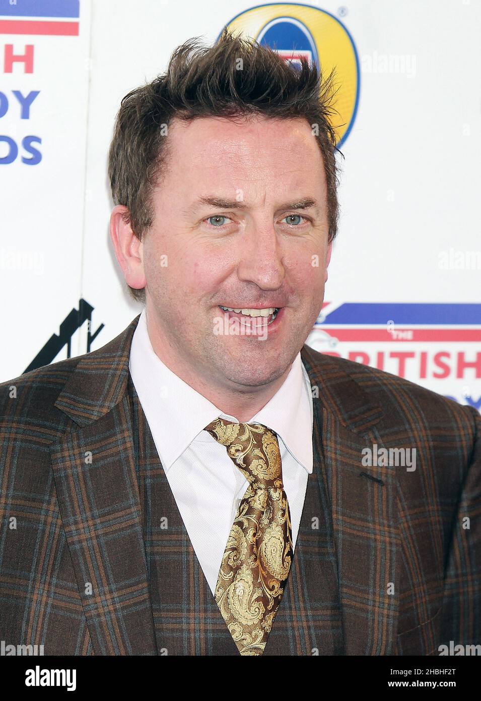 Lee Mack arrives at the British Comedy Awards at the Fountain Studios ...