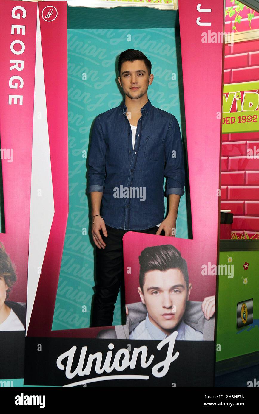 Josh Cuthbert of Union J attends The Toyfair at Olympia London Stock ...