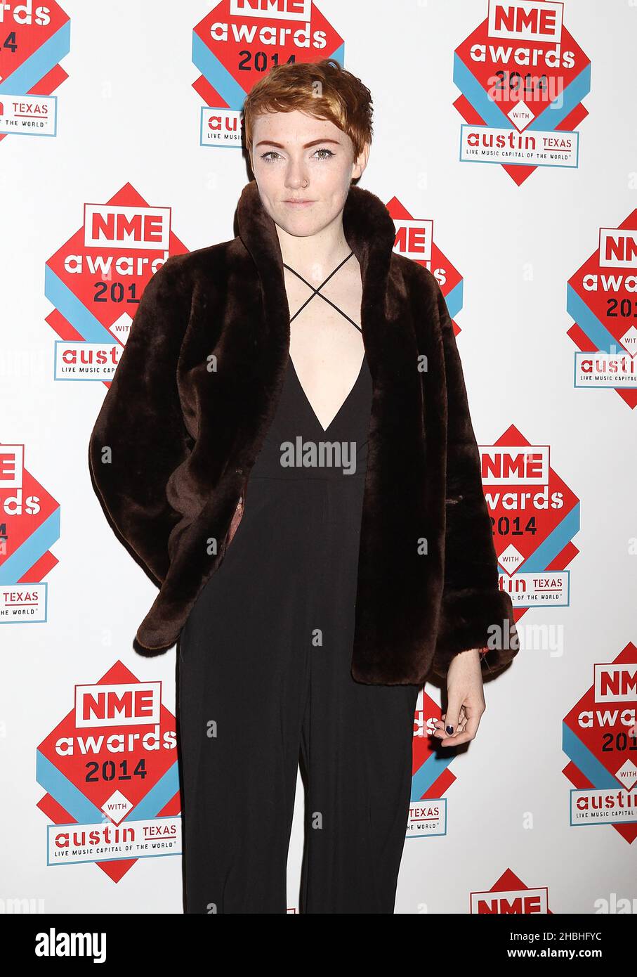 Chloe Howl attending the NME Awards arrivals at the 02 Brixton Academy ...