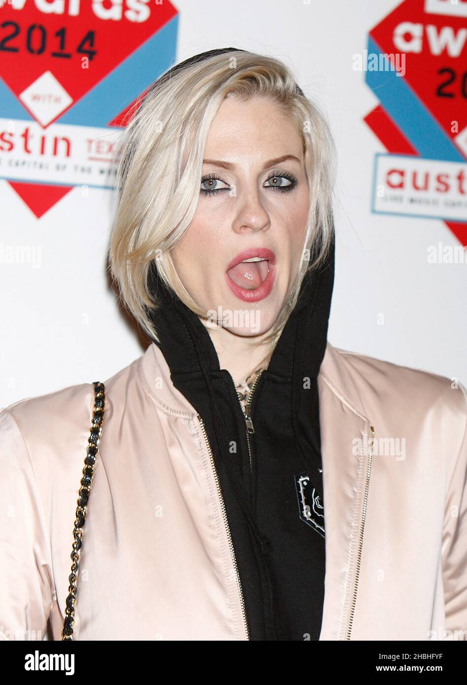 Brody Dalle attending the NME Awards arrivals at the 02 Brixton Academy ...