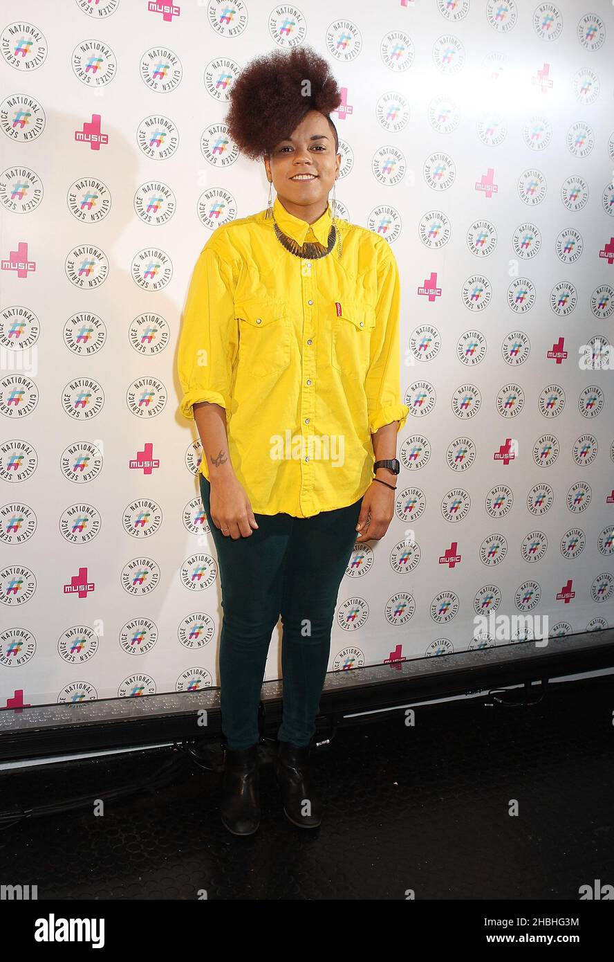 Kimberley Anne poses back stage at the NCS Live Yes at the 02 Brixton ...