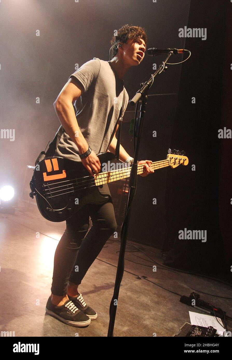 Calum Hood of 5 Seconds of Summer performs at the 02 Shepherd's Bush ...