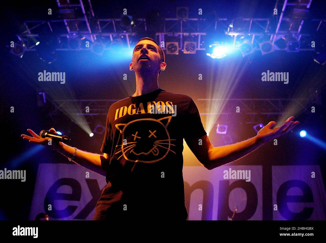 Elliot John Gleave of Example performs on stage at Koko,Camden in ...