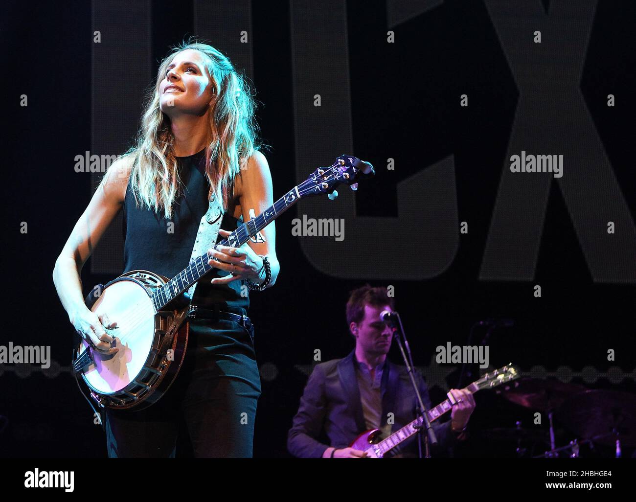 Emily Robison of The Dixie Chicks performs on stage at the Country to ...