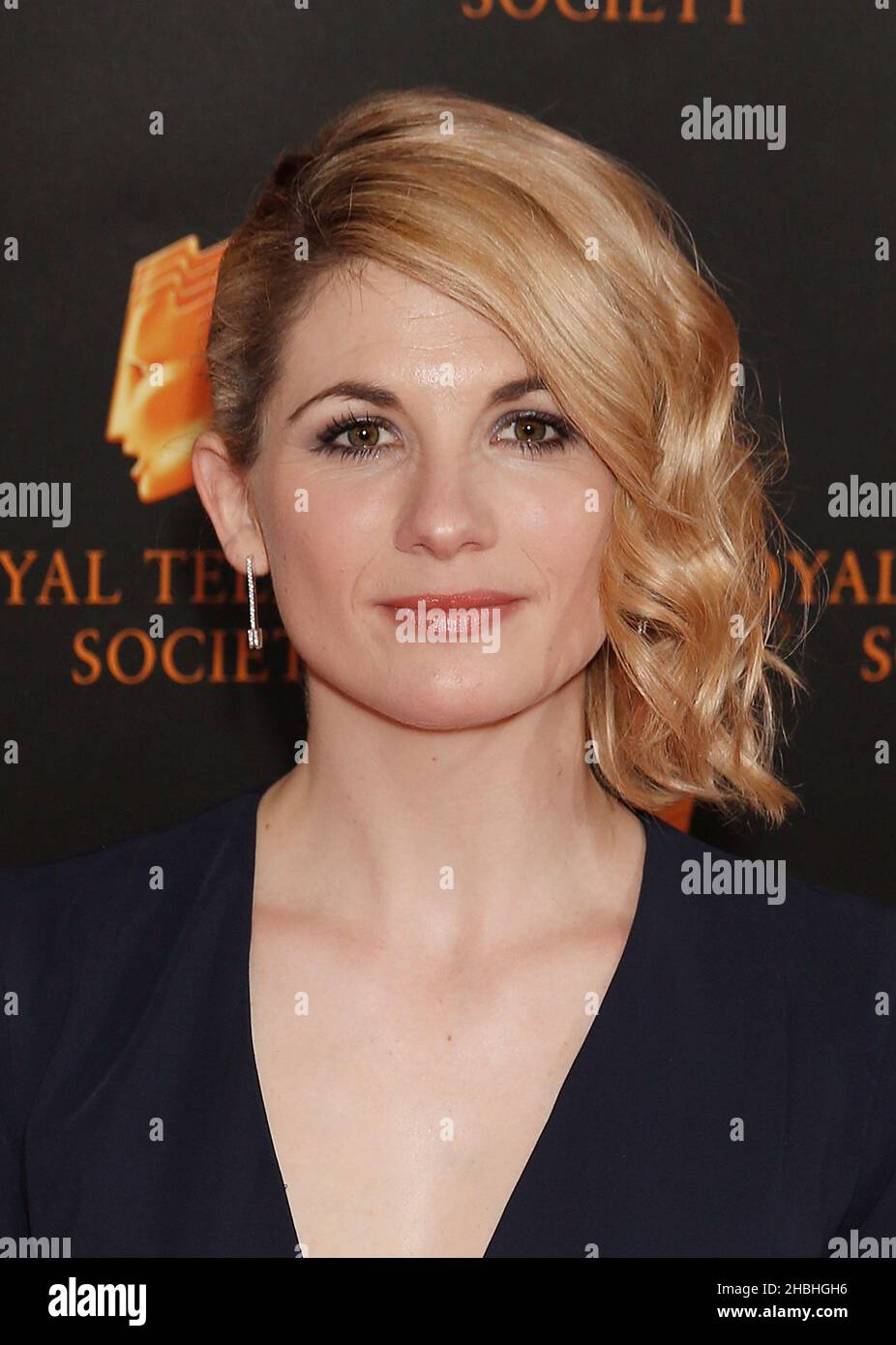 Jodi Whittaker attends the Royal Television Society Awards at the ...