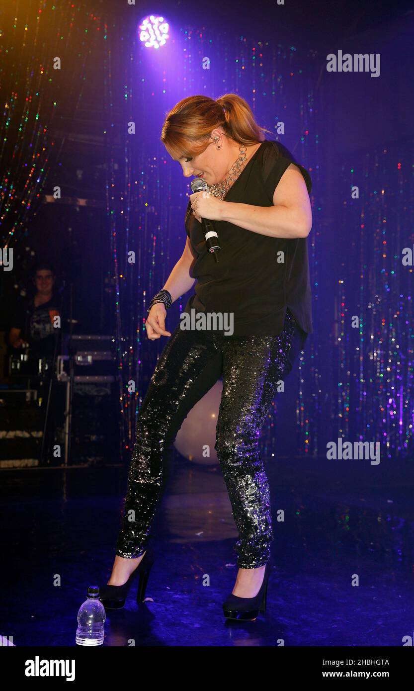 Sam Bailey performs on stage at G-A-Y Heaven in London Stock Photo - Alamy