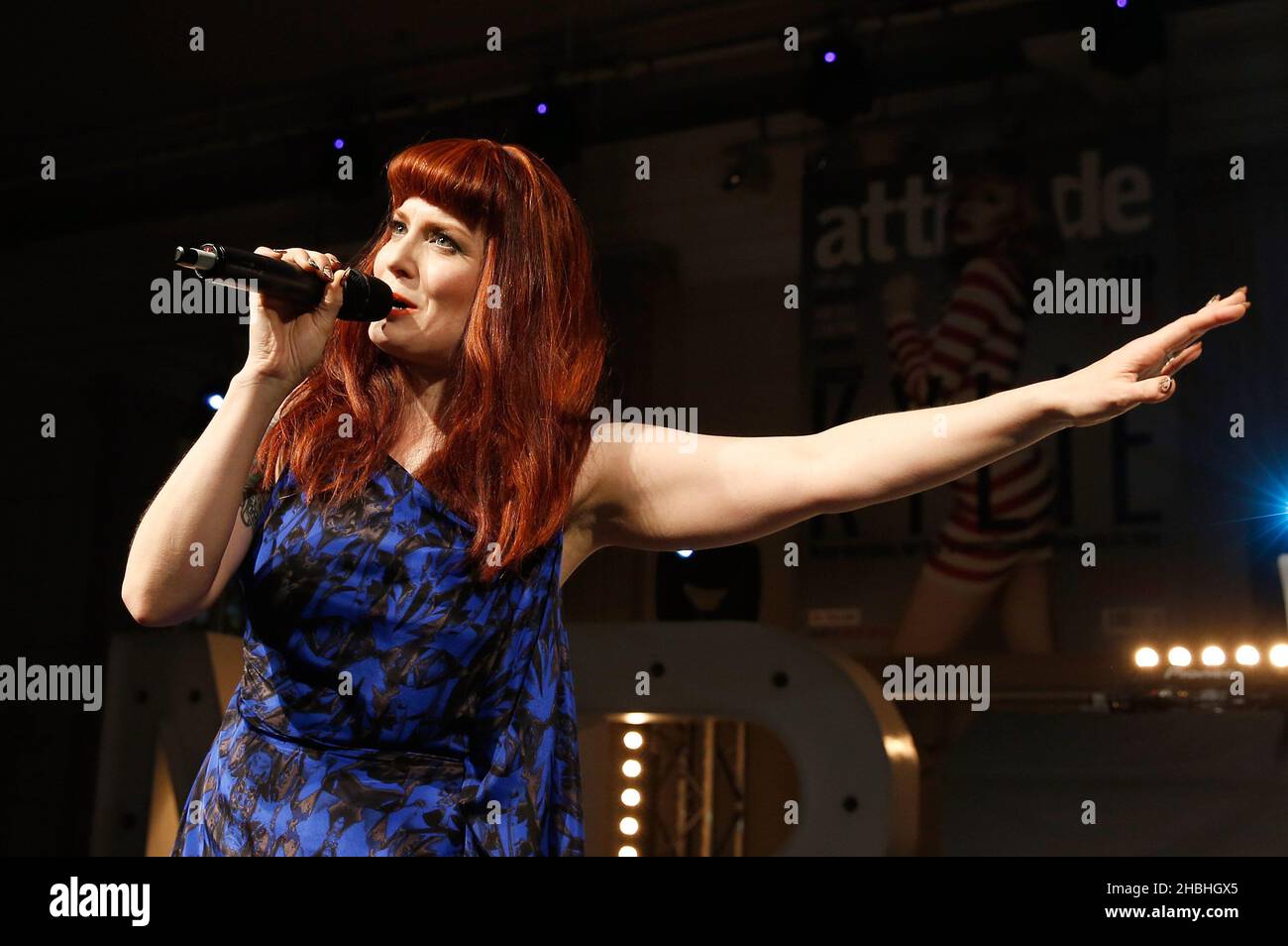 Ana Matronic on stage at the Attitude Awards at the Grosvenor House ...