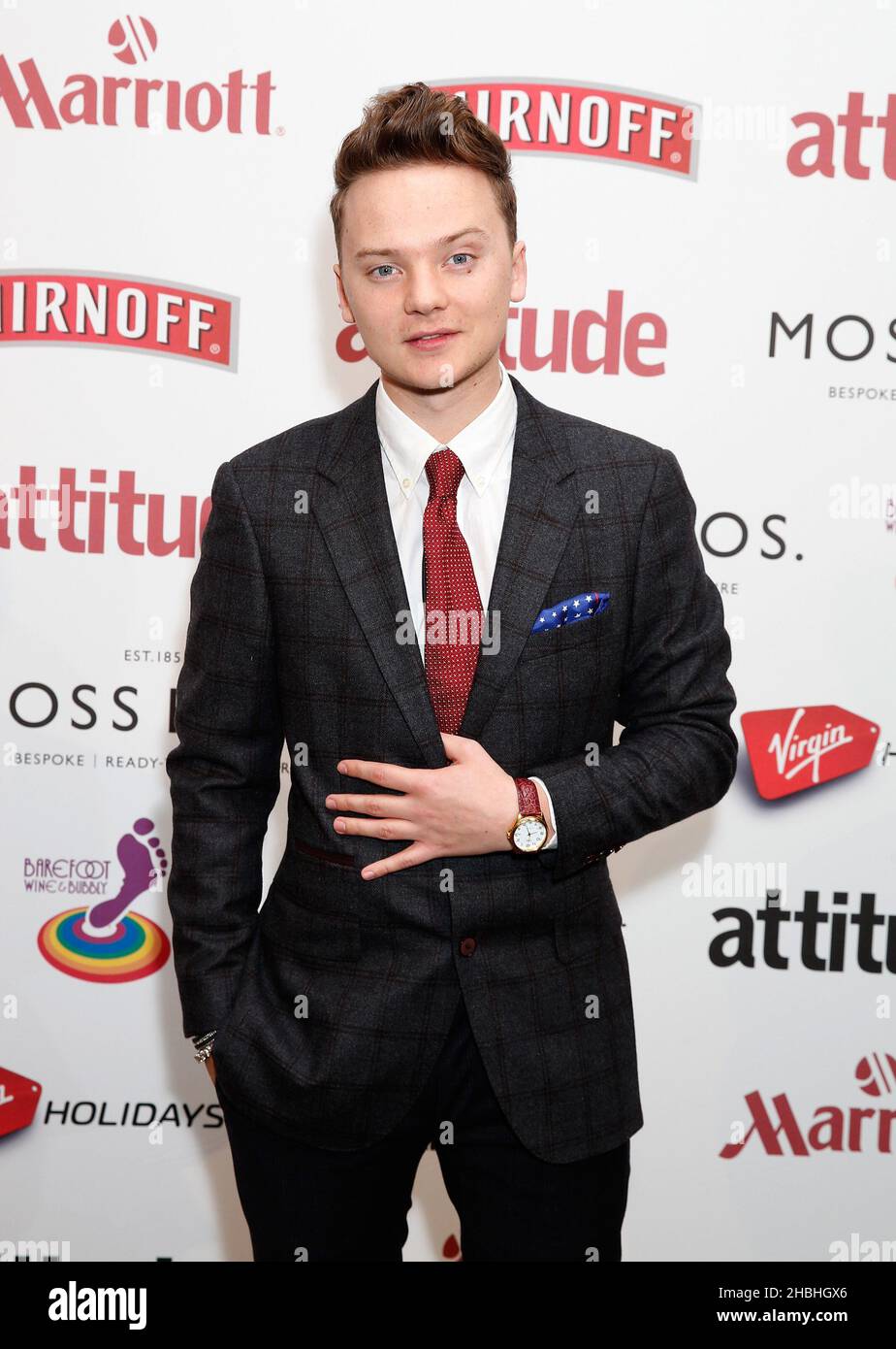 Conor Maynard attending the Attitude Awards at the Grosvenor House ...
