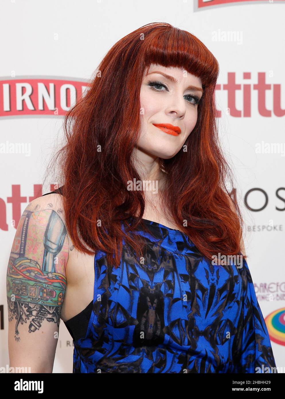 Ana Matronic attending the Attitude Awards at the Grosvenor House Hotel ...