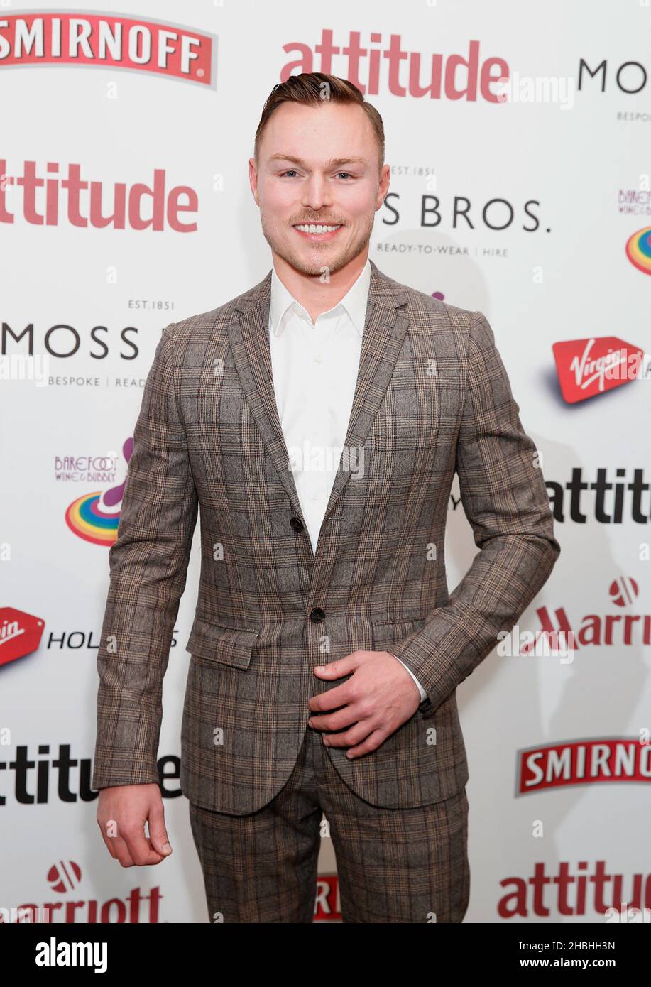 Andrew Hayden-Smith attending the Attitude Awards at the Grosvenor ...