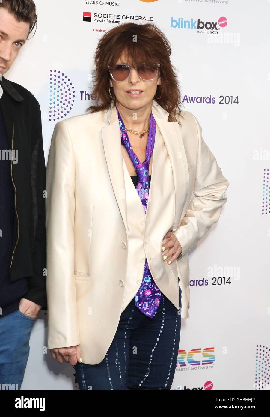 Chrissie Hynde attends The Radio Academy Awards at the Grosvenor House ...