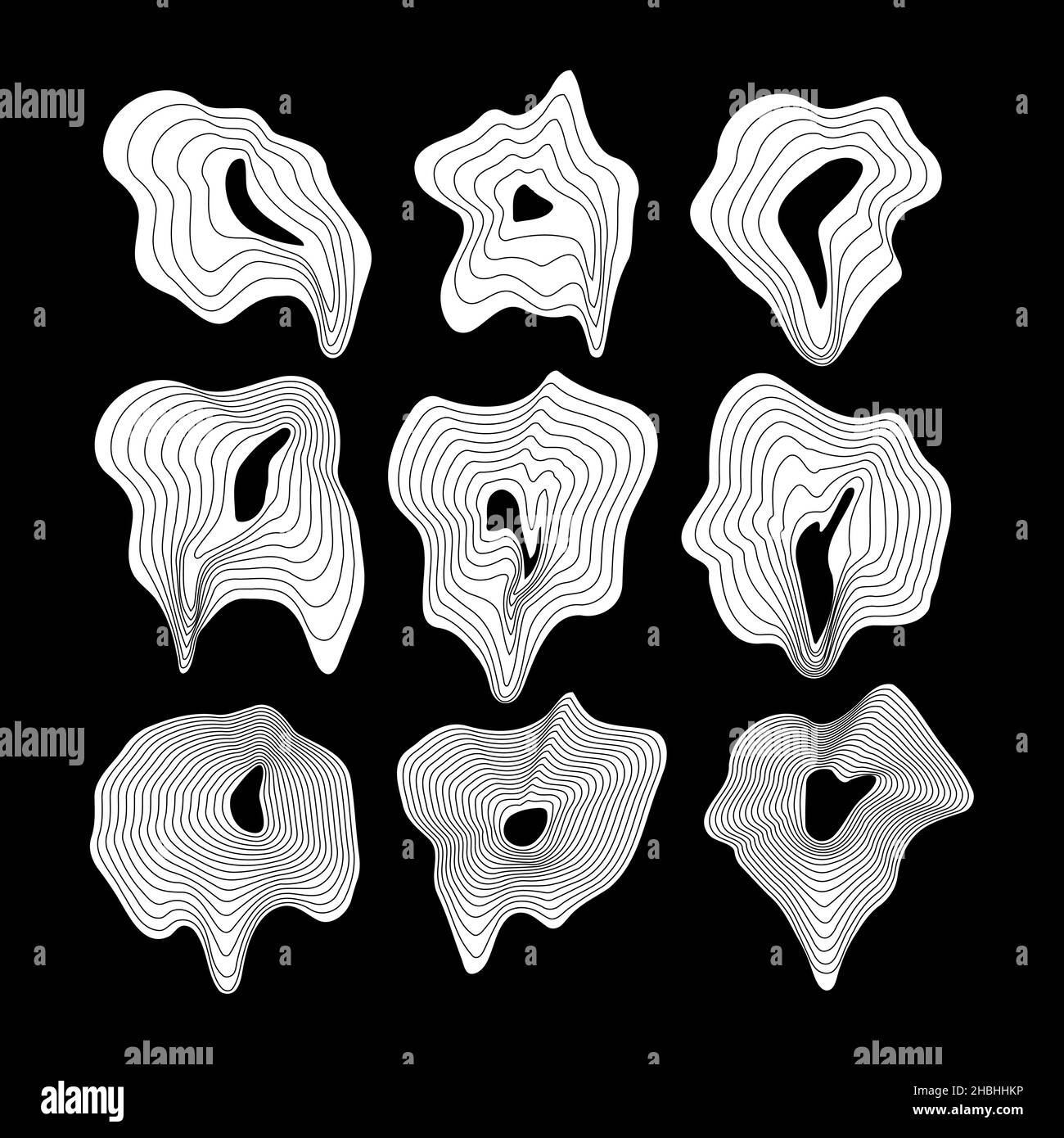 vector retro futuristic design elements. Retro graphics set , 80s ...