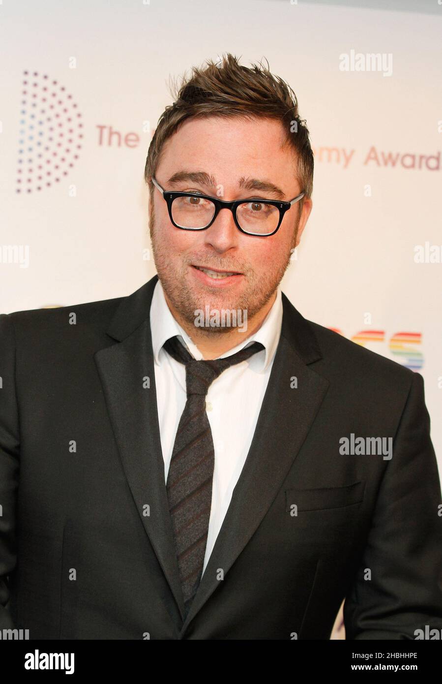 Danny Wallace attends The Radio Academy Awards at the Grosvenor House ...