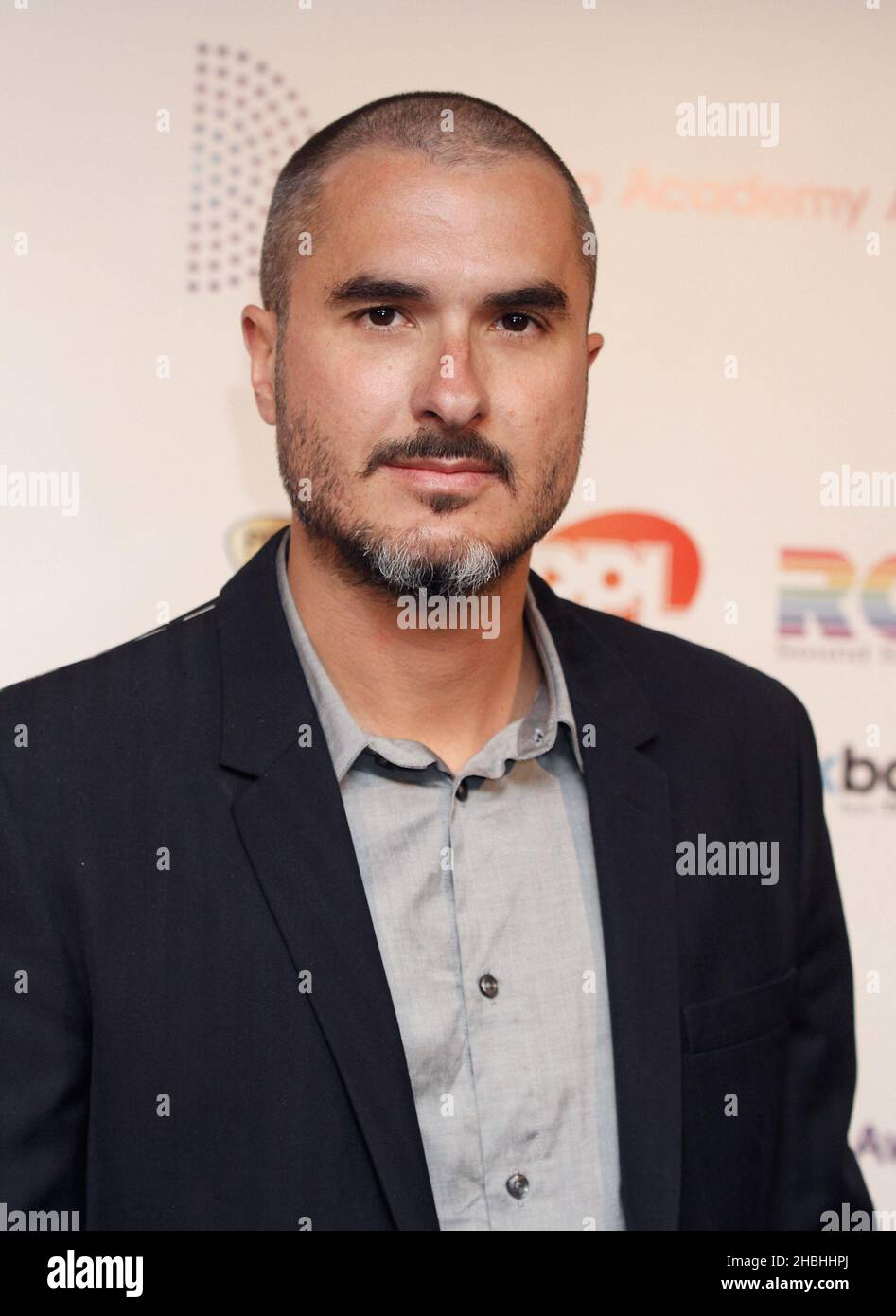 Zane Lowe attends The Radio Academy Awards at the Grosvenor House Hotel ...