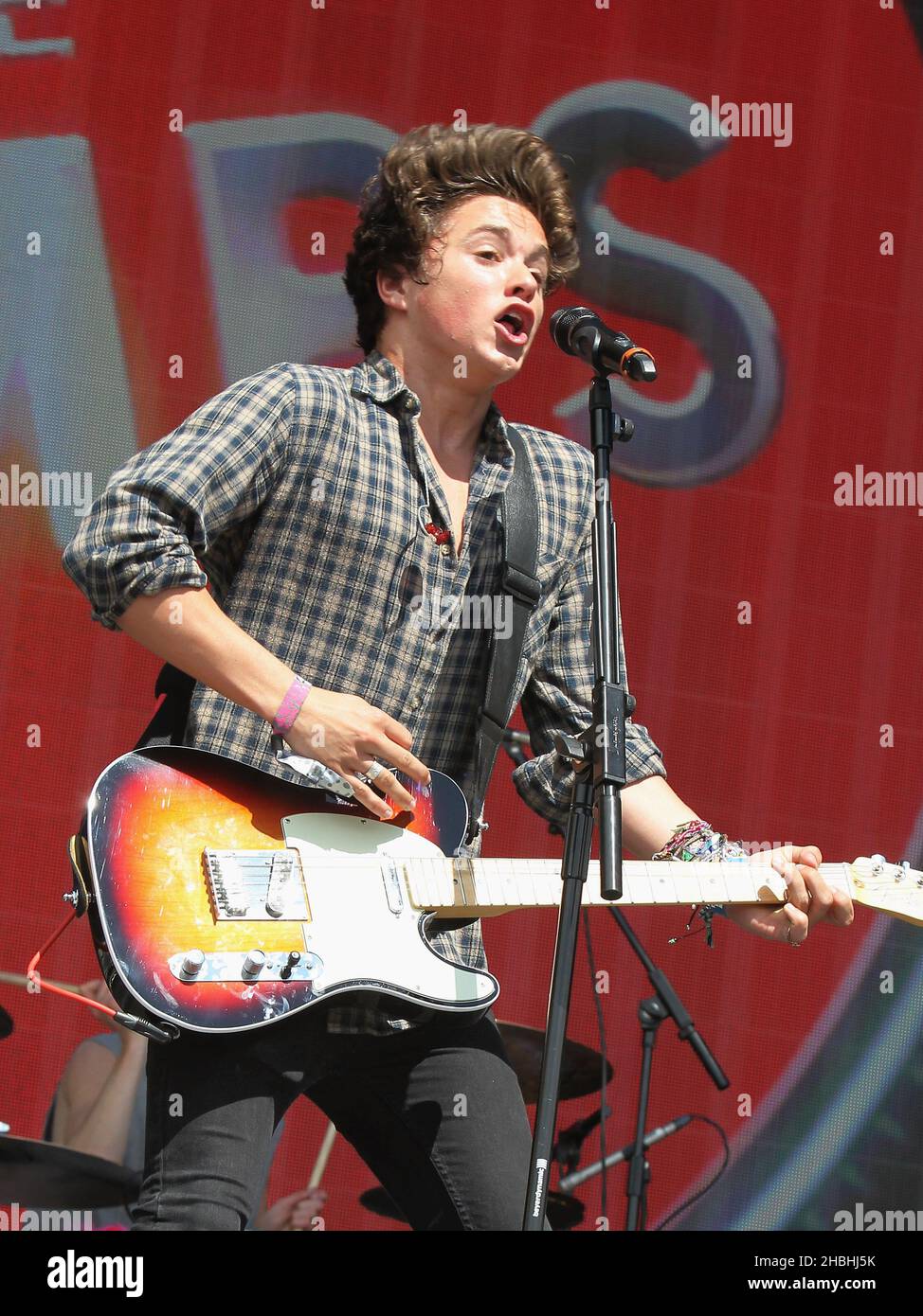 Bradley Simpson of The Vamps performs on stage during the BBC Radio 1 ...