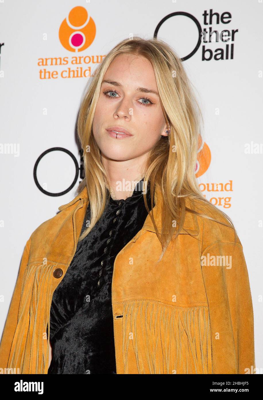 Lady Mary Charteris arriving at The Other Ball at One Mayfair in London ...