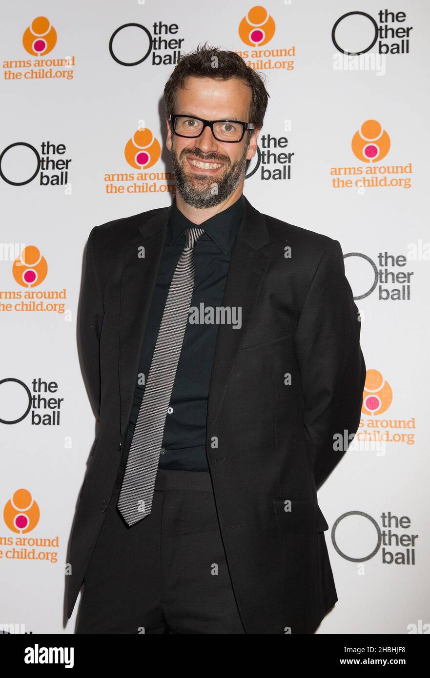 Marcus Brigstocke arriving at The Other Ball at One Mayfair in London ...