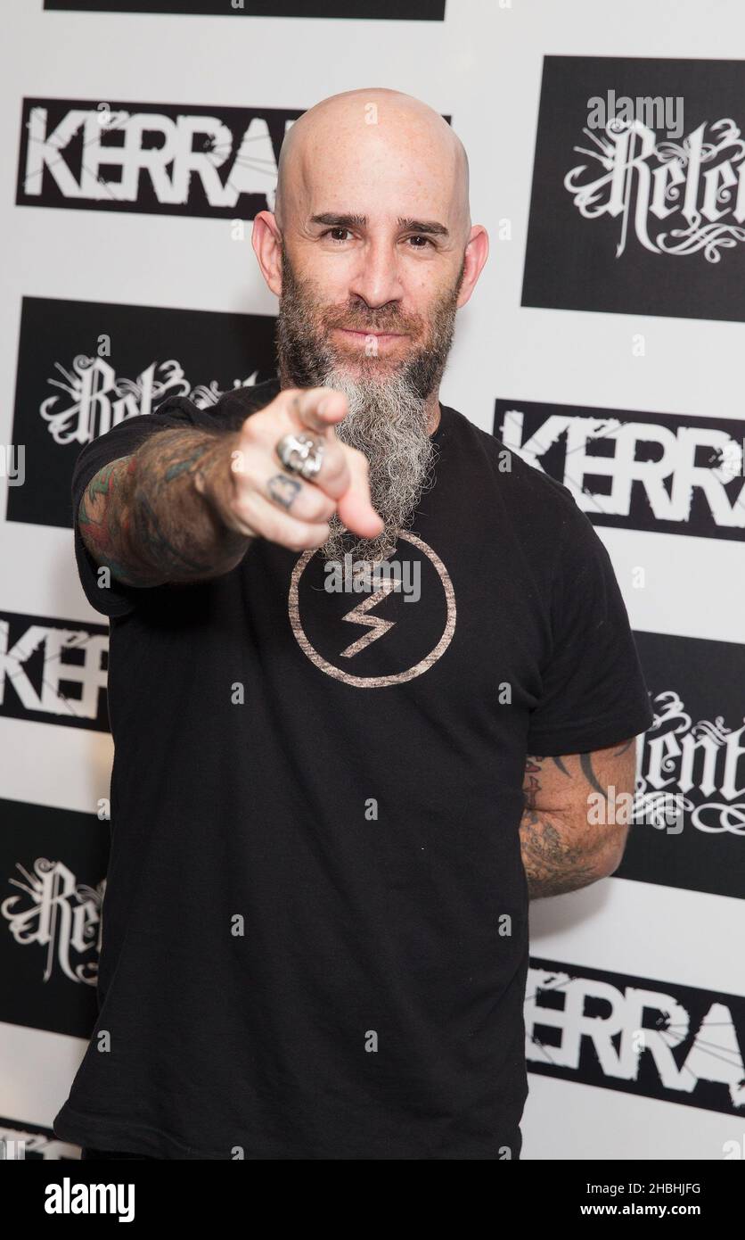 Ian Scott arriving at the Relentless Kerrang Awards at the Troxy in London Stock Photo - Alamy