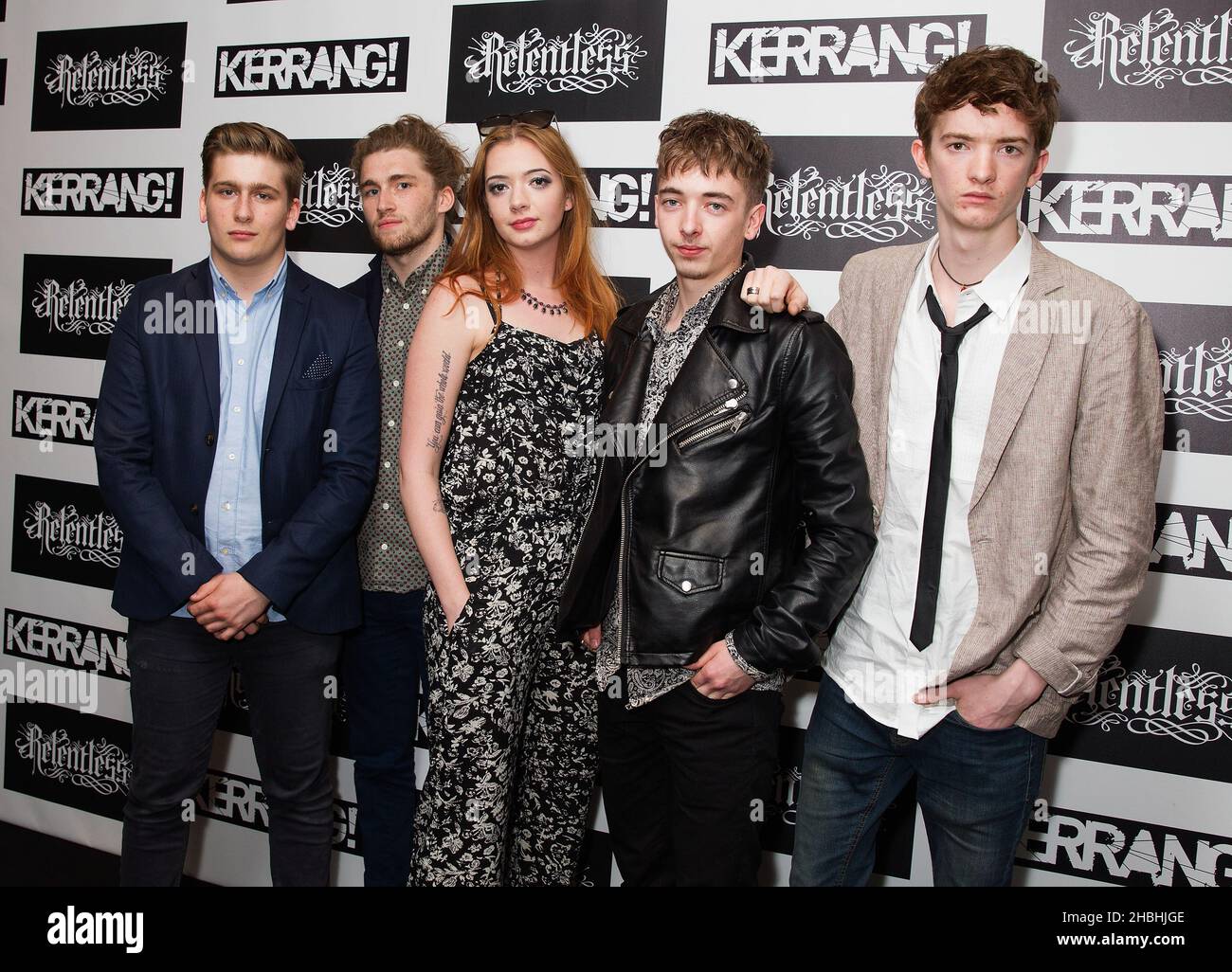 Marmozets arrive at the Relentless Kerrang Awards at the Troxy in ...