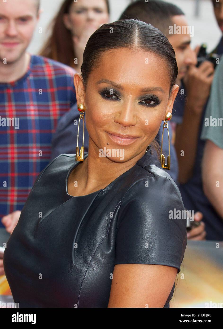 Mel B arrives at the X Factor Auditions at the Emirates Stadium in ...