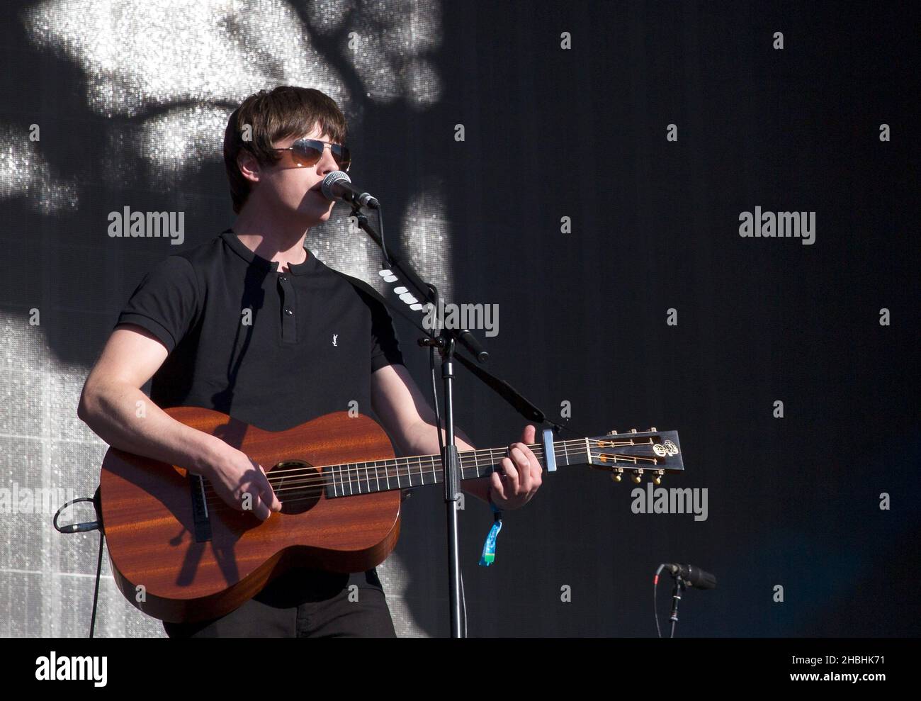 Jake Bugg performs on stage at the British Summer Time at Hyde Park in ...