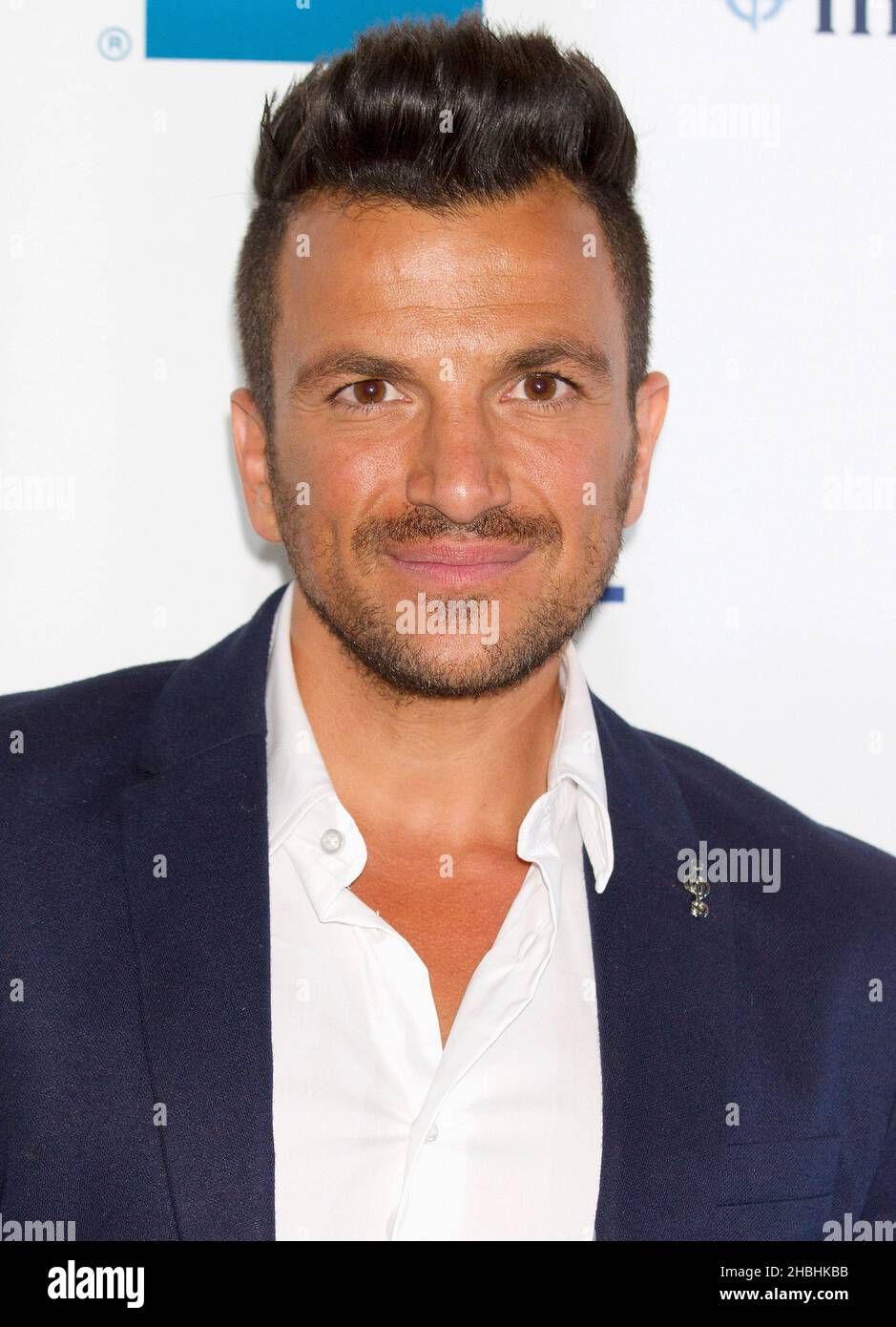 Peter Andre attends the Nordoff Robbins 02 Silver Clef Awards at the ...