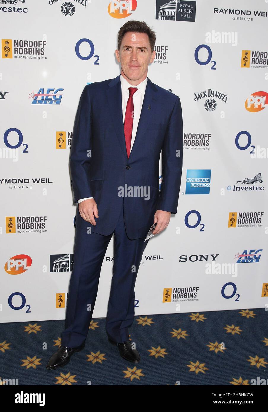 Rob Brydon attends the Nordoff Robbins 02 Silver Clef Awards at the ...