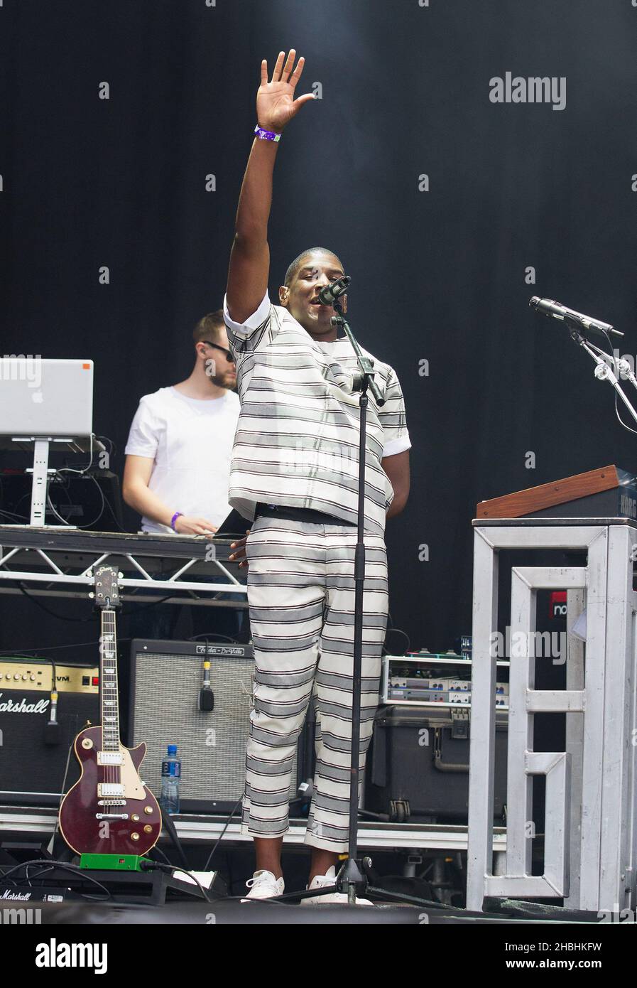 Labrinth performs on stage at Wireless Festival in Finsbury Park in ...