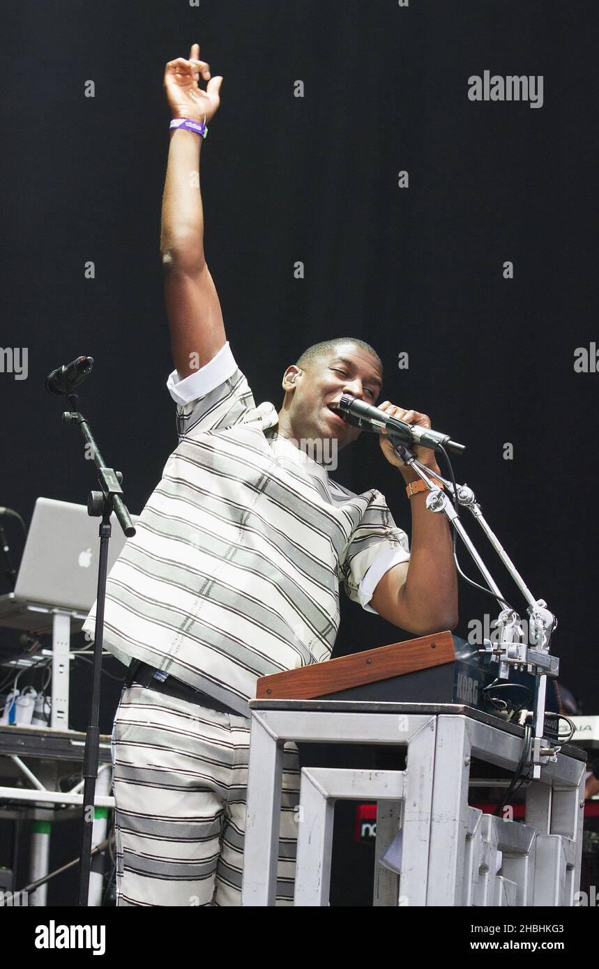 Labrinth performs on stage at Wireless Festival in Finsbury Park in ...