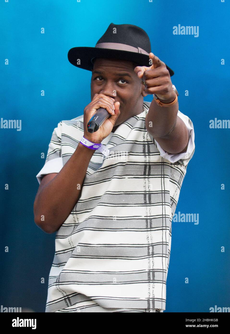 Labrinth performs on stage at Wireless Festival in Finsbury Park in ...