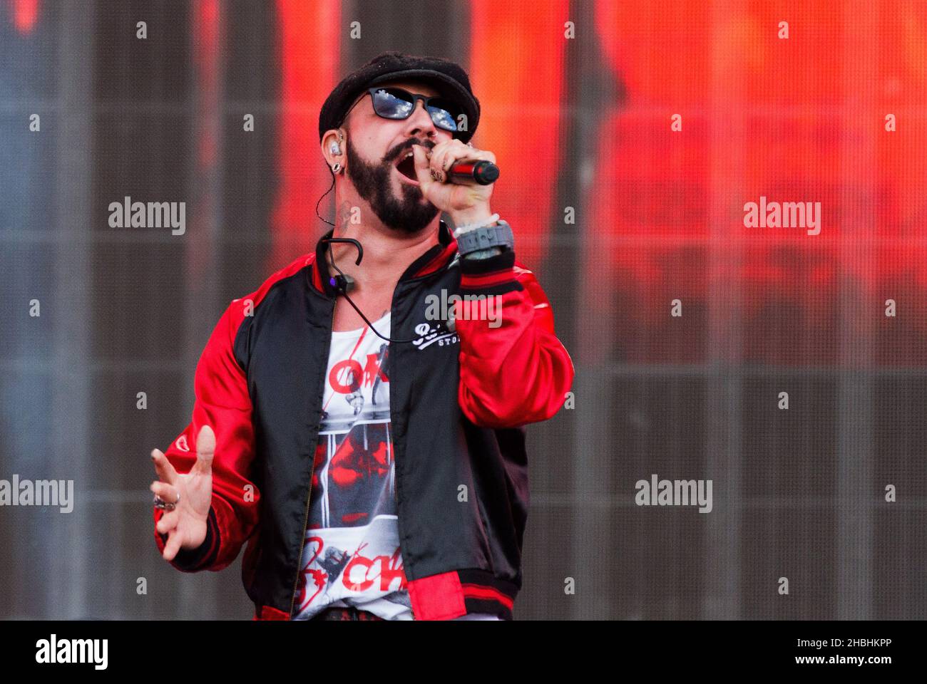 Alexander James McLean of Backstreet Boys performs on stage at ...