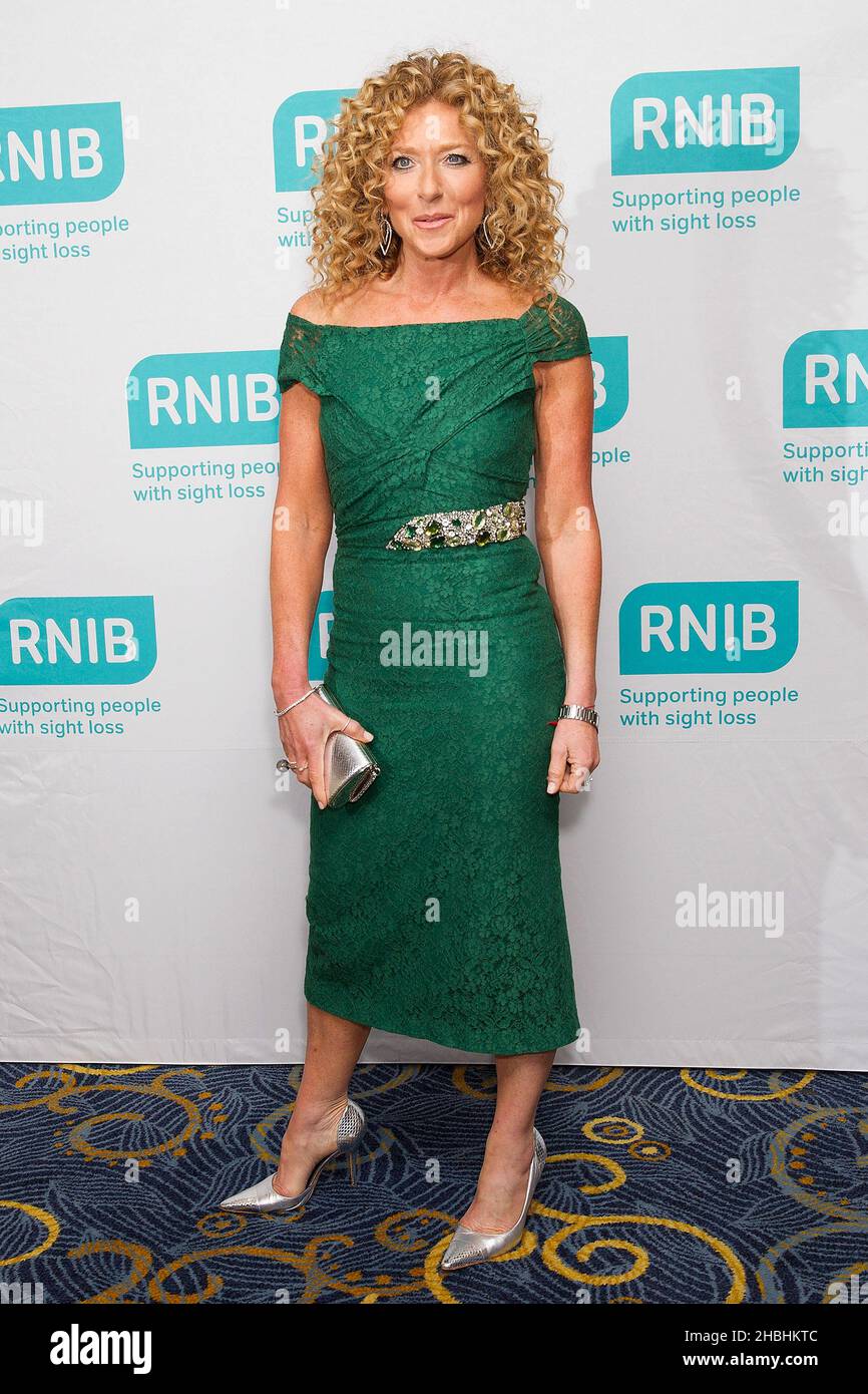 Kelly Hoppen arrives at the RNIB at the Hilton Park Lane Hotel in ...