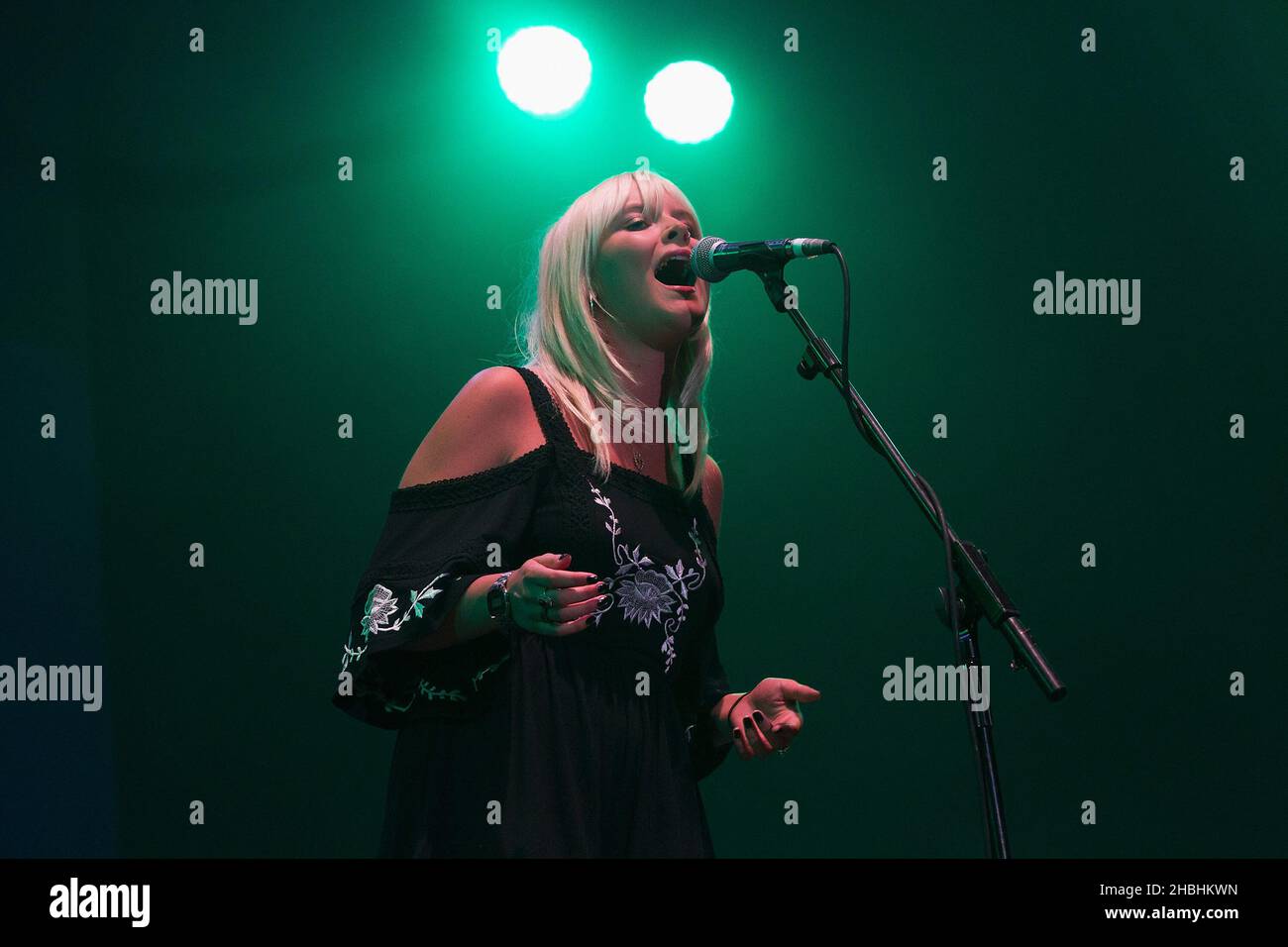 Grace Ackerman of Chasing Grace performing on stage at Rock Assembly in ...