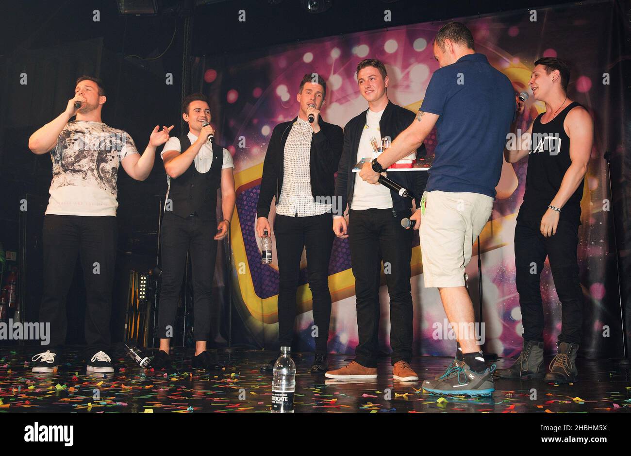 (L-R) Richard Hadfield, Michael Auger, Jamie Lambert, Matt Pagan and ...