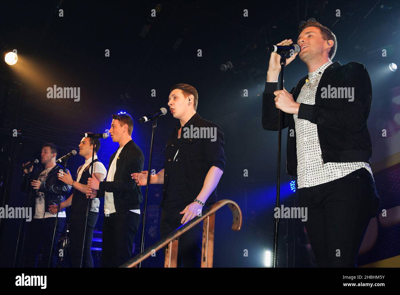 (L-R) Richard Hadfield, Michael Auger, Matt Pagan, Thomas Redgrave and ...