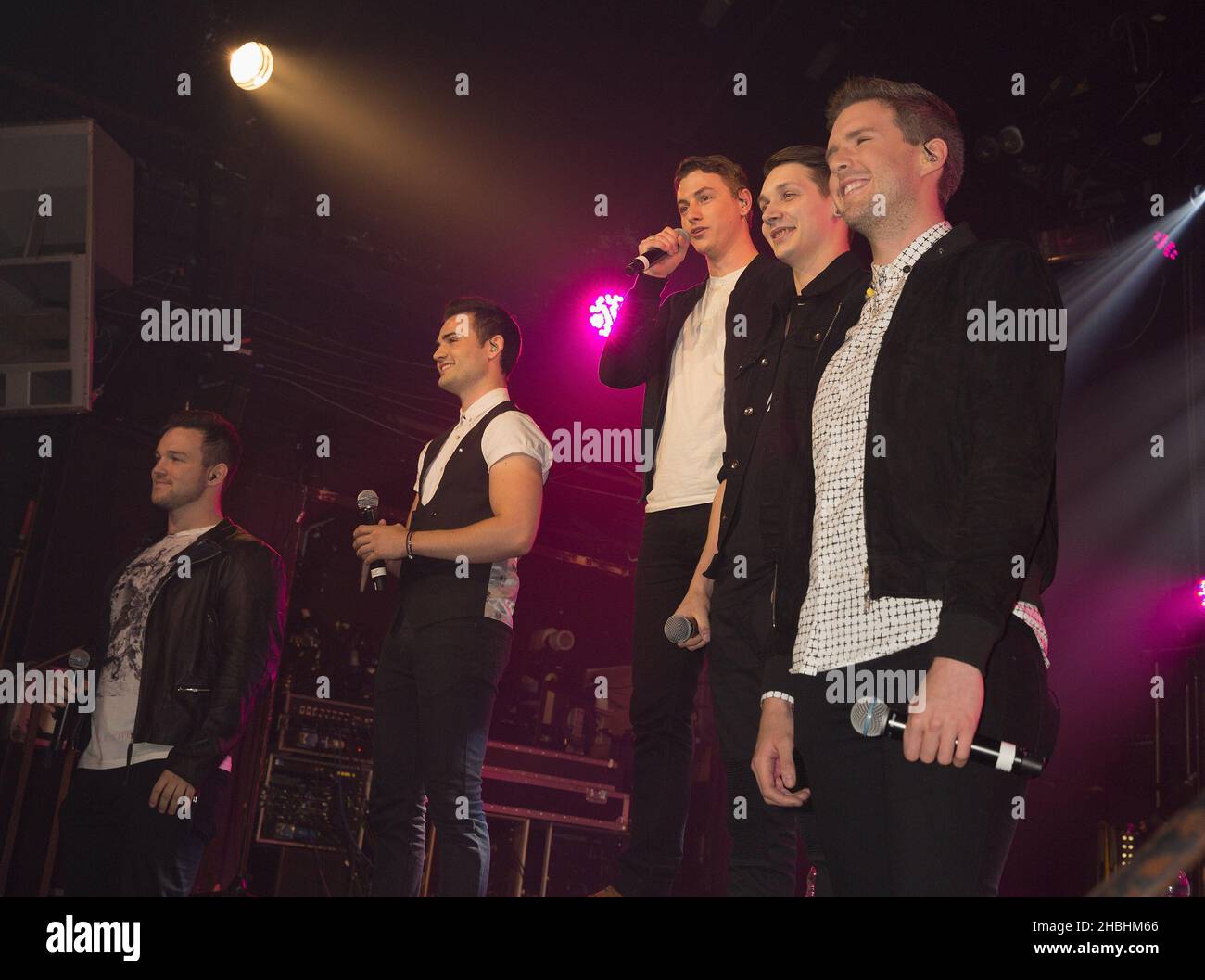 (L-R) Richard Hadfield, Michael Auger, Matt Pagan, Thomas Redgrave and ...