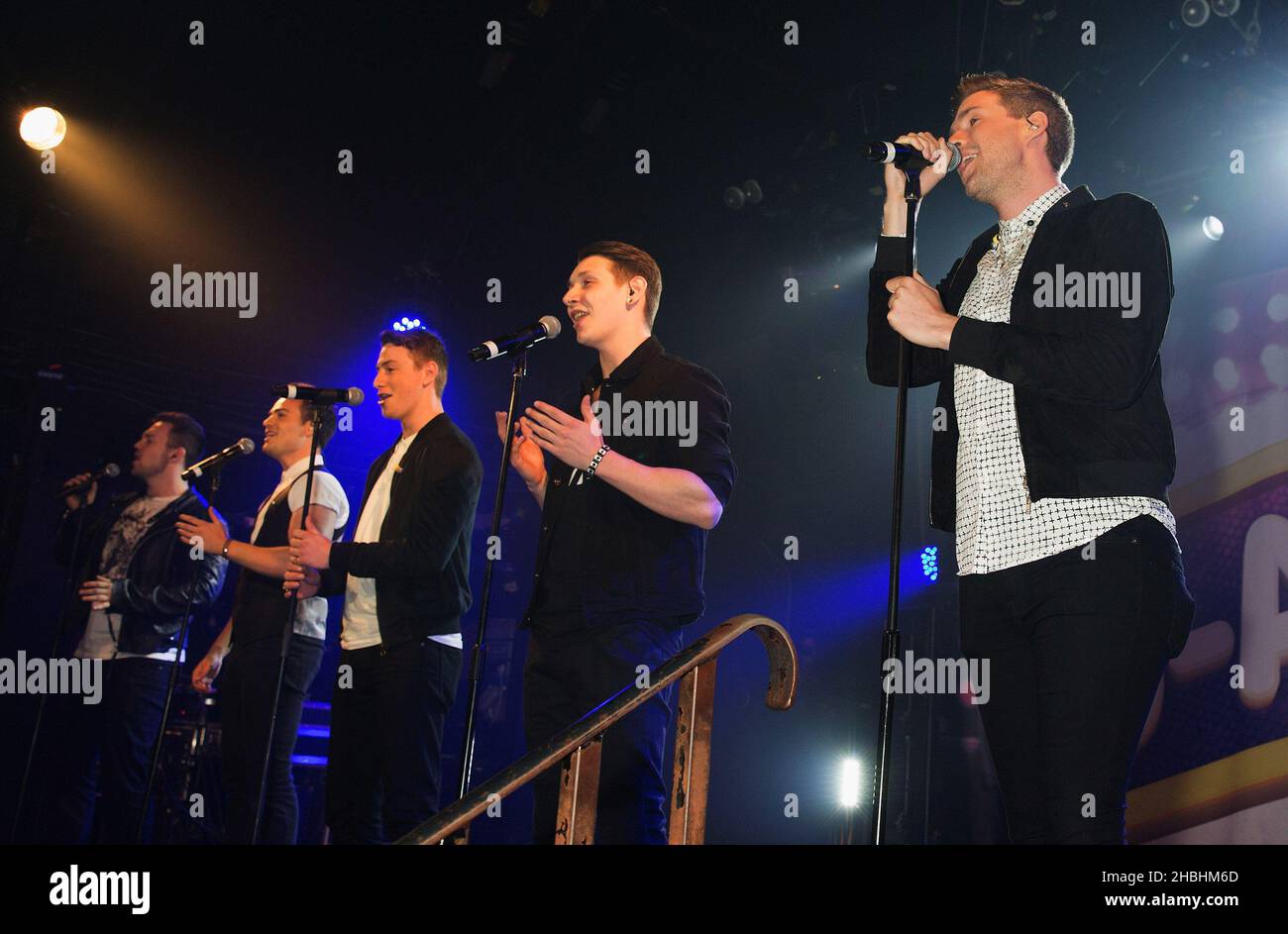 (L-R) Richard Hadfield, Michael Auger, Matt Pagan, Thomas Redgrave and ...